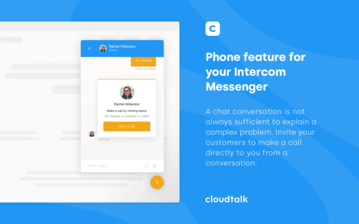 Intégration d'Intercom à votre logiciel de centre de contact - CloudTalk