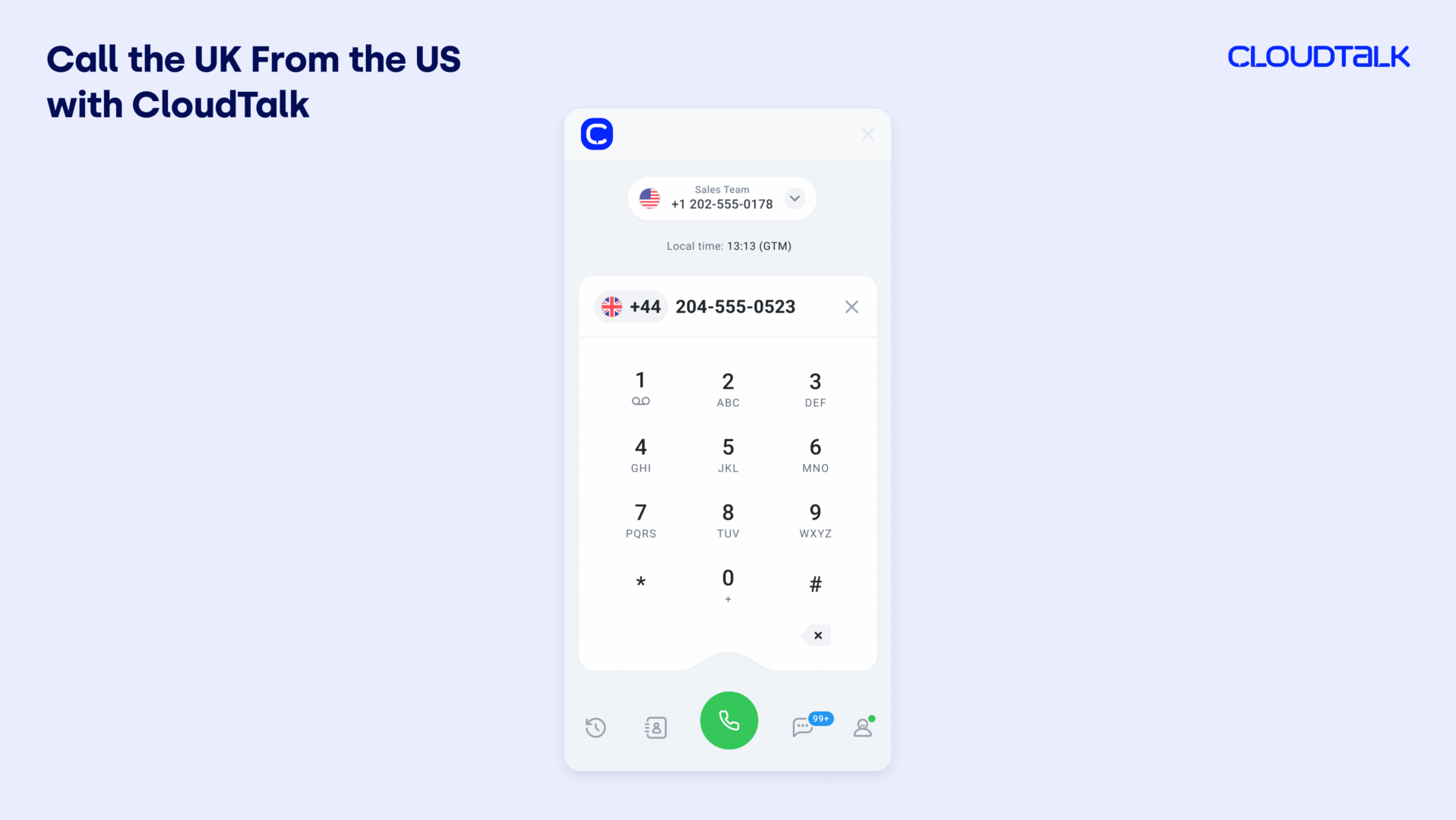 How to Call the UK From the US: Area Codes, Steps & Time Zones - CloudTalk