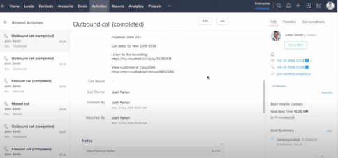 Zoho Desk Integration for Your Call Center - CloudTalk