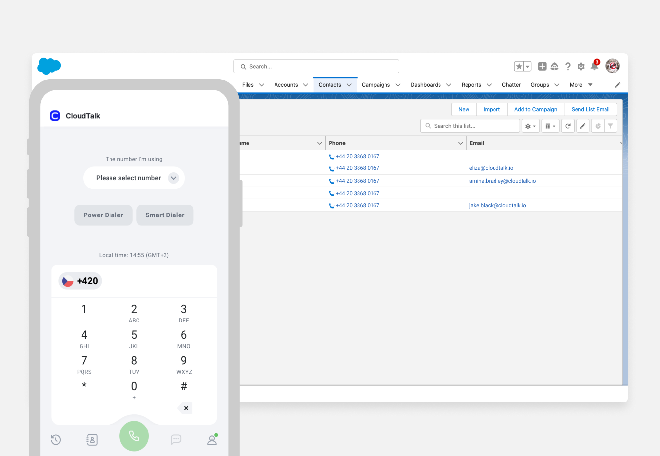 Salesforce Phone Integration - CloudTalk
