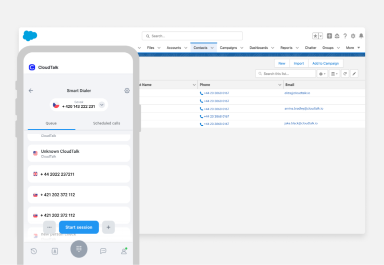 Salesforce Phone Integration - CloudTalk