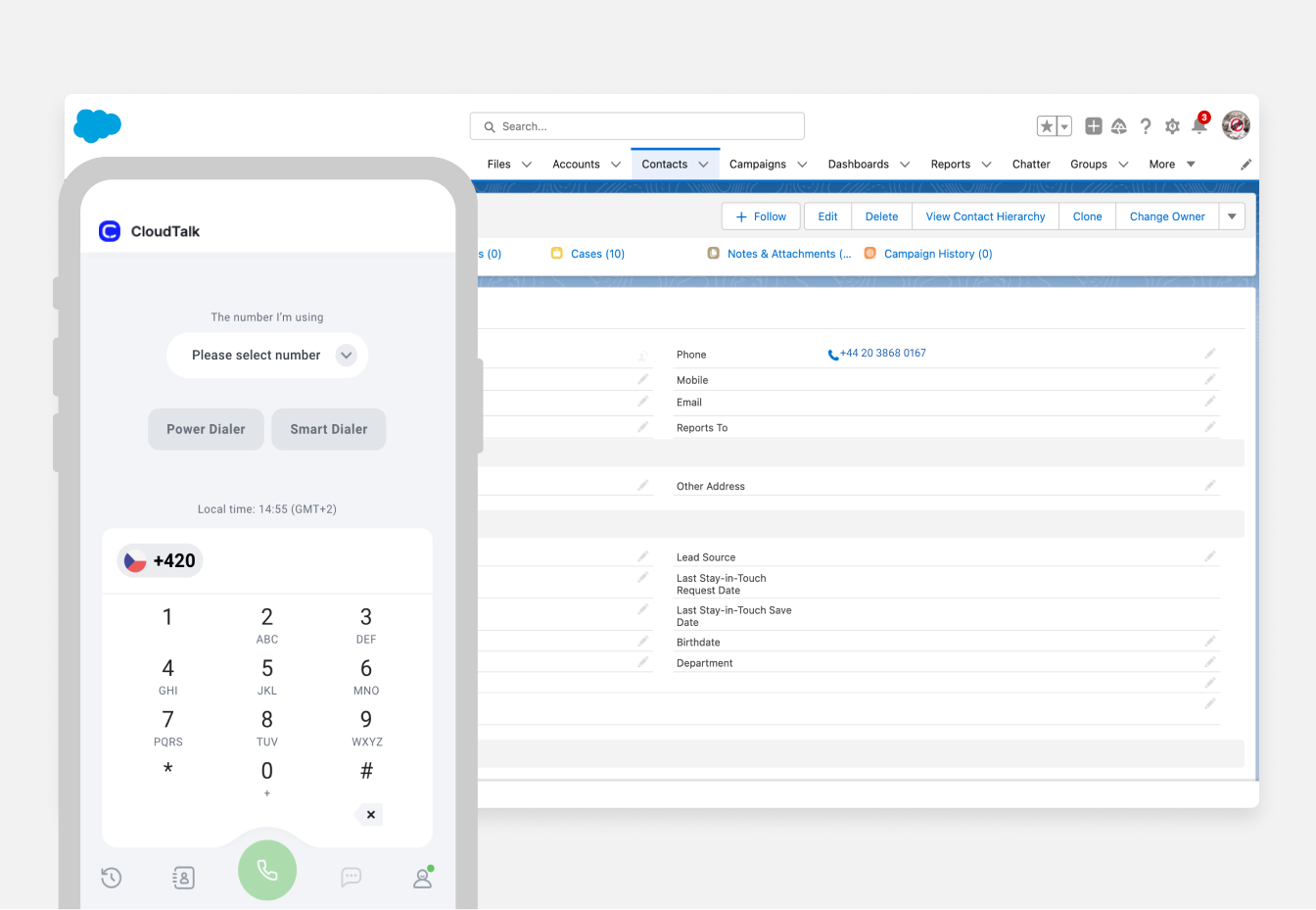 Salesforce Phone Integration - CloudTalk