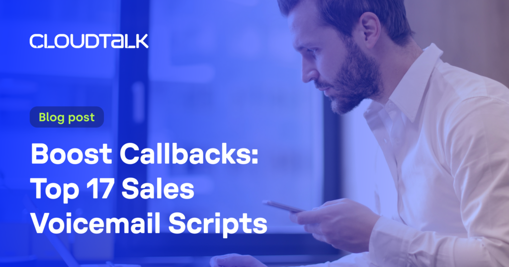 17 Sales Voicemail Scripts For a Successful Callback - CloudTalk
