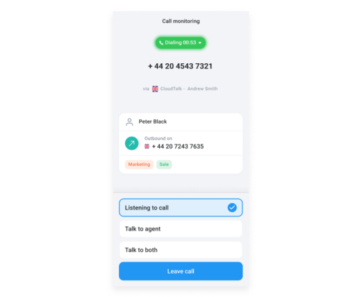 Assist Agents Easily With 3 Way Calling