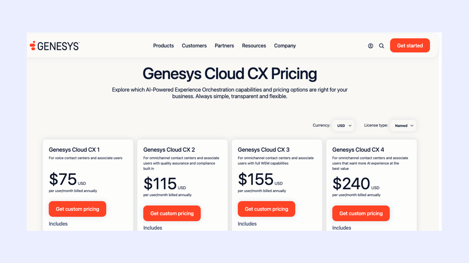 Genesys Plans & Pricing: Full Guide 2026 - CloudTalk