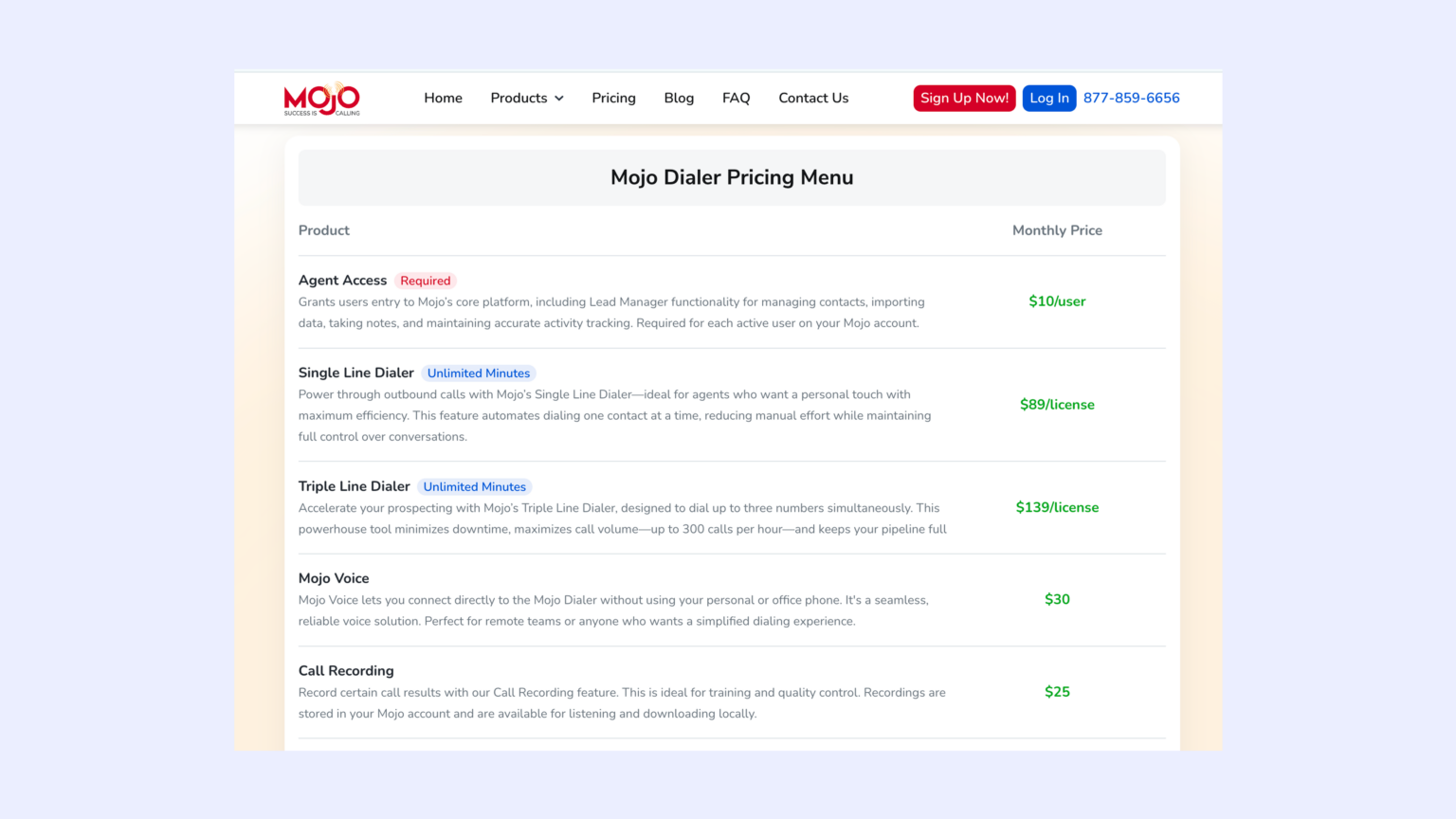 Mojo Dialer Pricing & Plans: Full Guide 2026 - CloudTalk