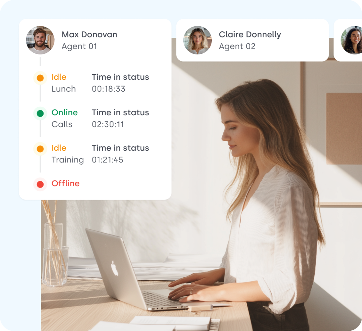 Agent Status: Track Agents Availability