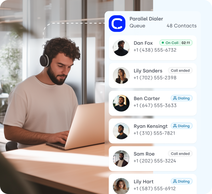 Parallel Dialer Software – Power 10x More Dials
