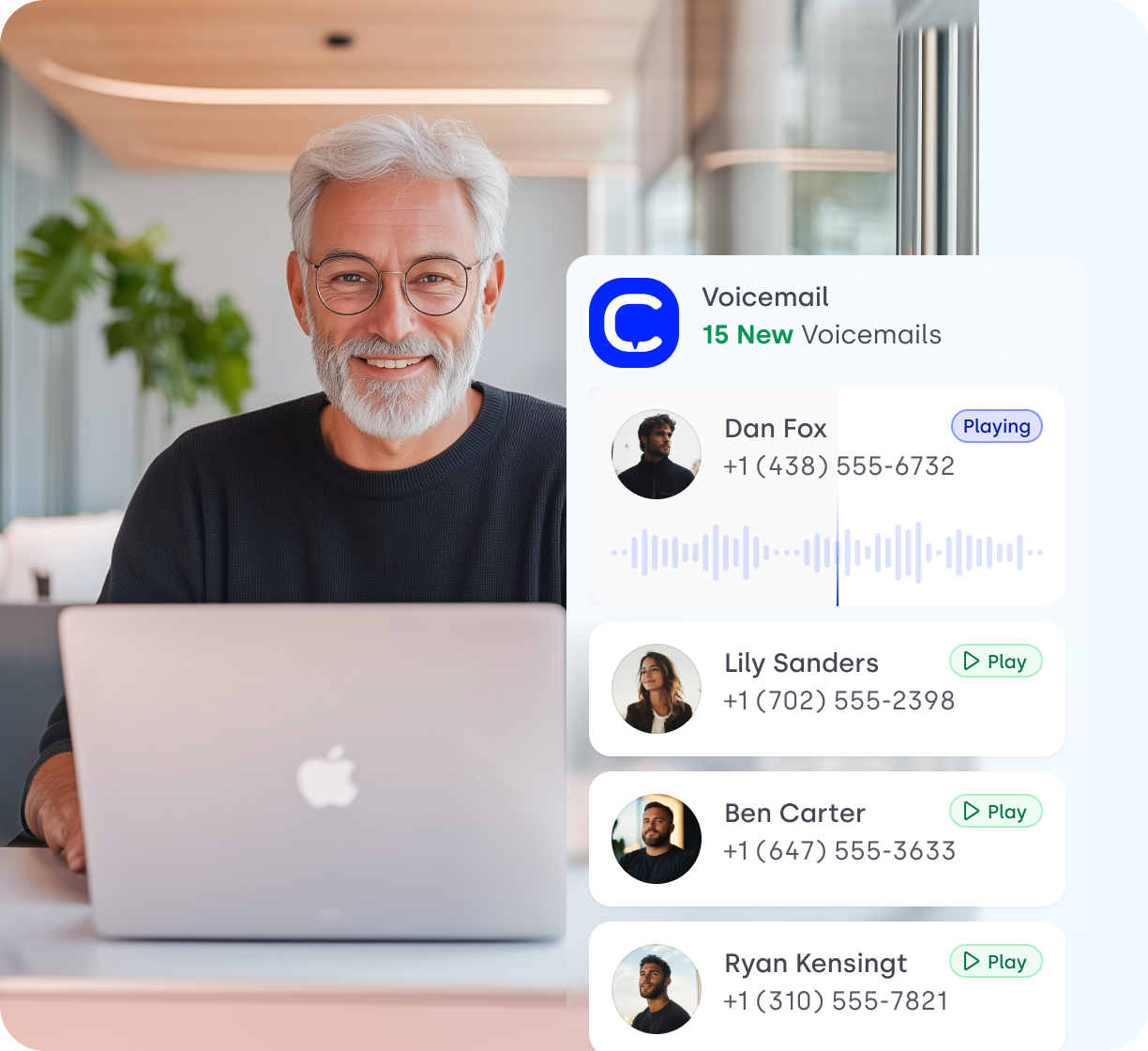 Free AI Voicemail Greeting Generator for Business