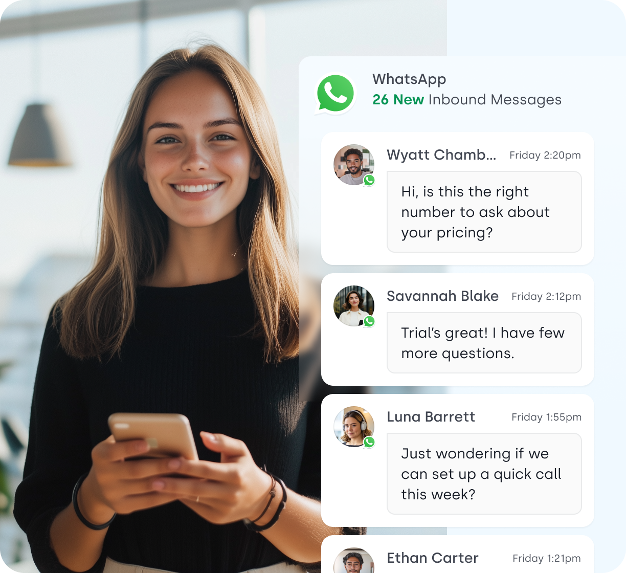 Engage Customers Worldwide via WhatsApp Messaging