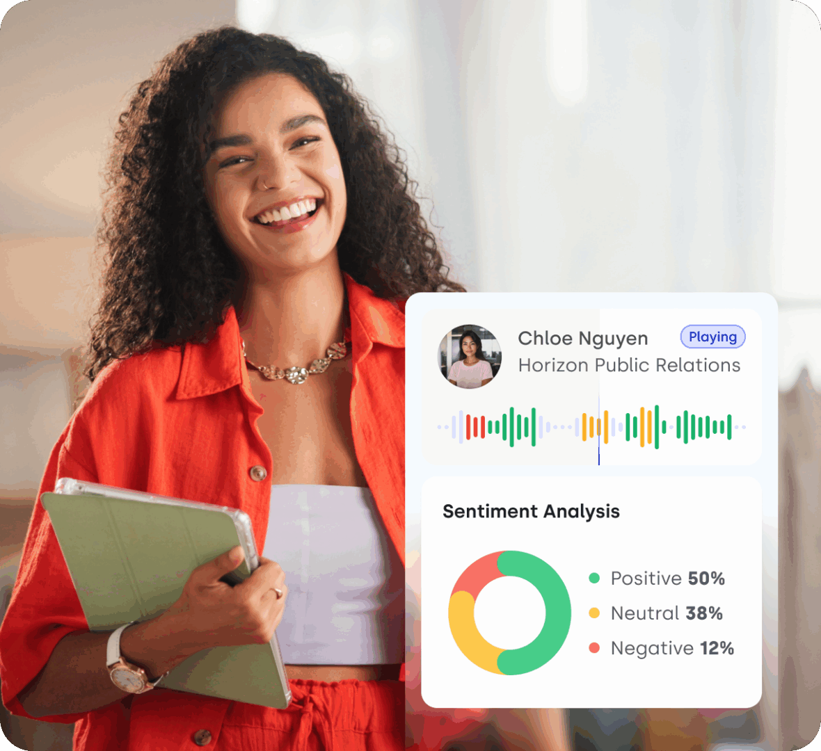 Voice Call Sentiment Analysis For Call Centers