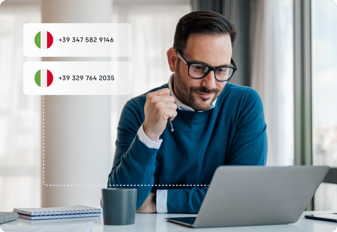 Virtual Phone Number Italy | (+39) Local, Mobile, WhatsApp