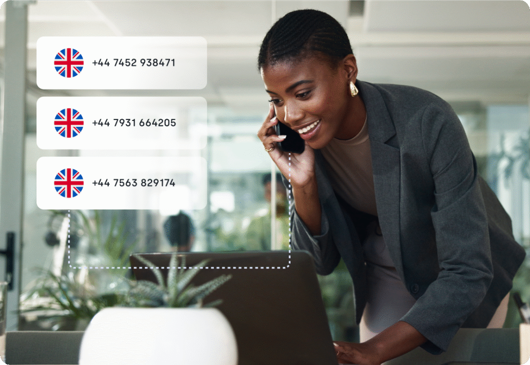 UK Virtual Phone Number | Local, Mobile (+44) & SMS